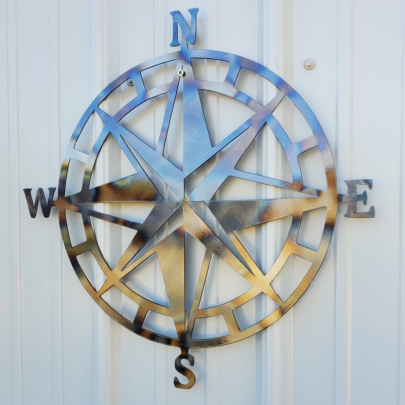 Compass Wall Art - Etsy