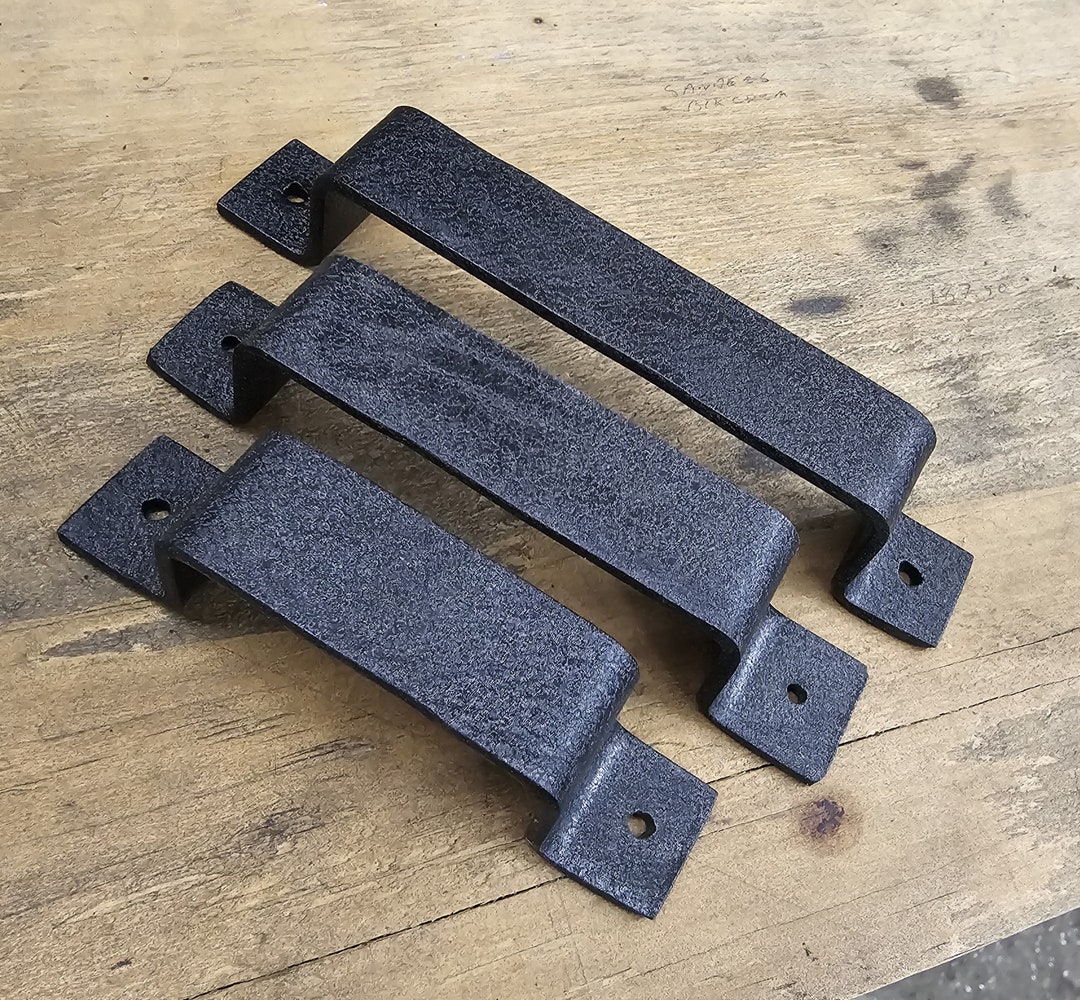 Rustic Handles Hand Formed for Barn Doors, Kitchen, BBQ - Etsy