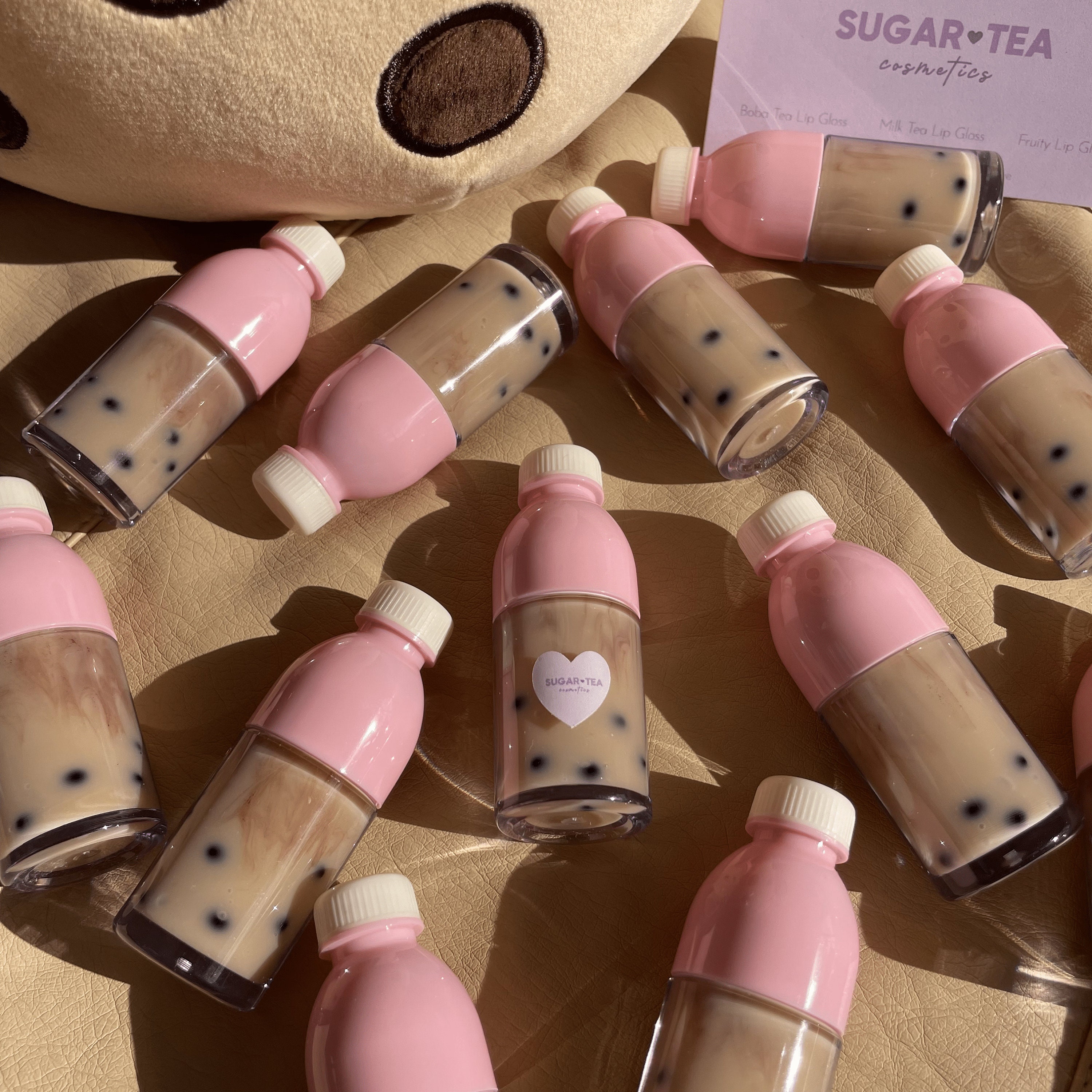 Boba Tea Lip Gloss | Bubble Tea Lip Gloss | Brown Sugar Boba Lip Gloss ...