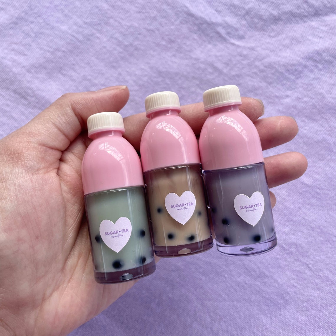 Boba Tea Lip Gloss | Bubble Tea Lip Gloss | Brown Sugar Boba Lip Gloss ...