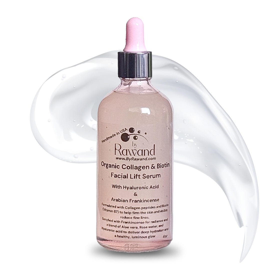 Organic Collagen Biotin Face Serum – Hyaluronic Acid, Frankincense ...
