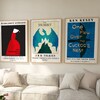 Book Poster Literature Poster Book Cover Wall Art Set 6 Prints | Home ...
