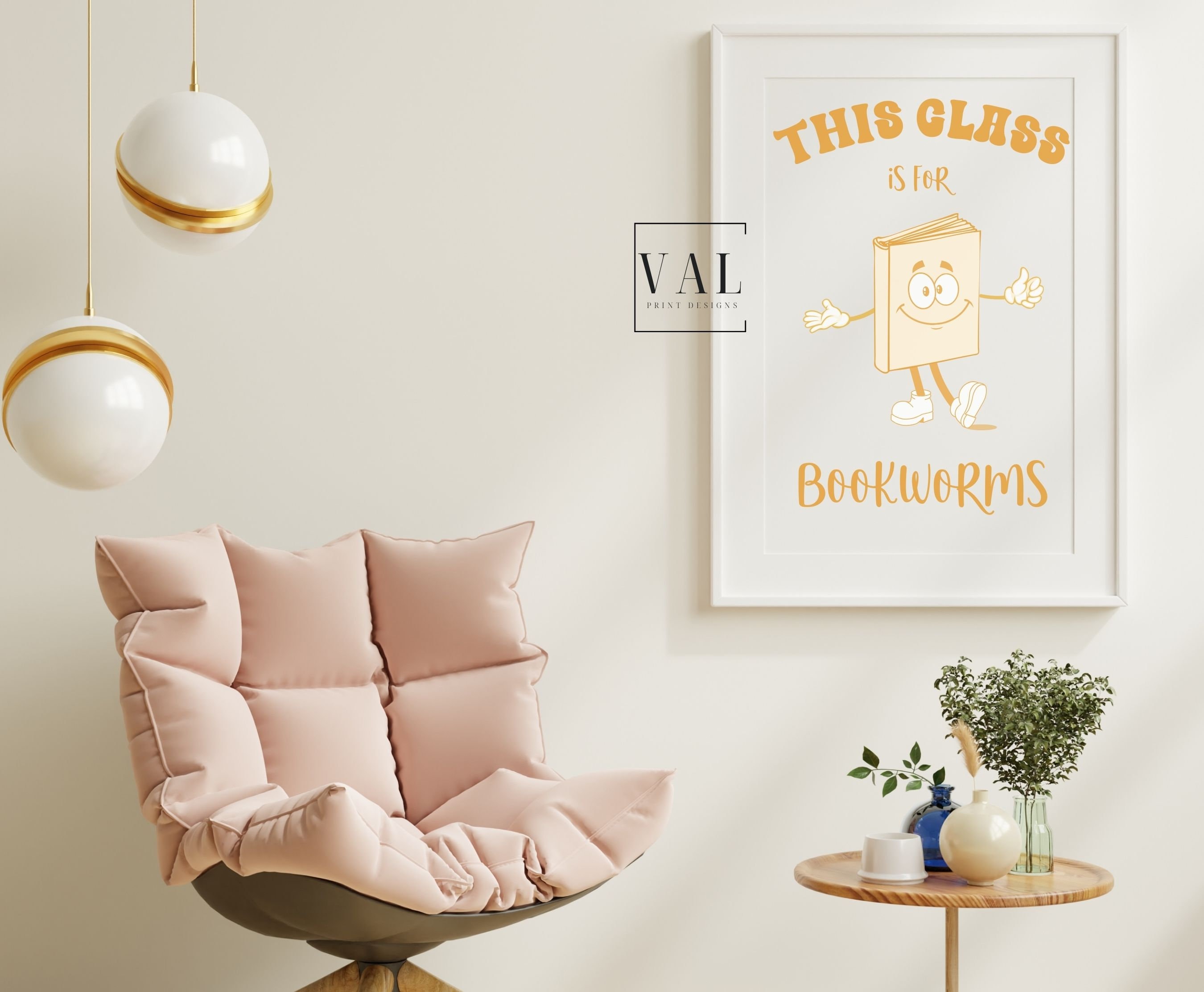 Retro Bookworms Classroom Poster Book Poster School Poster - Etsy