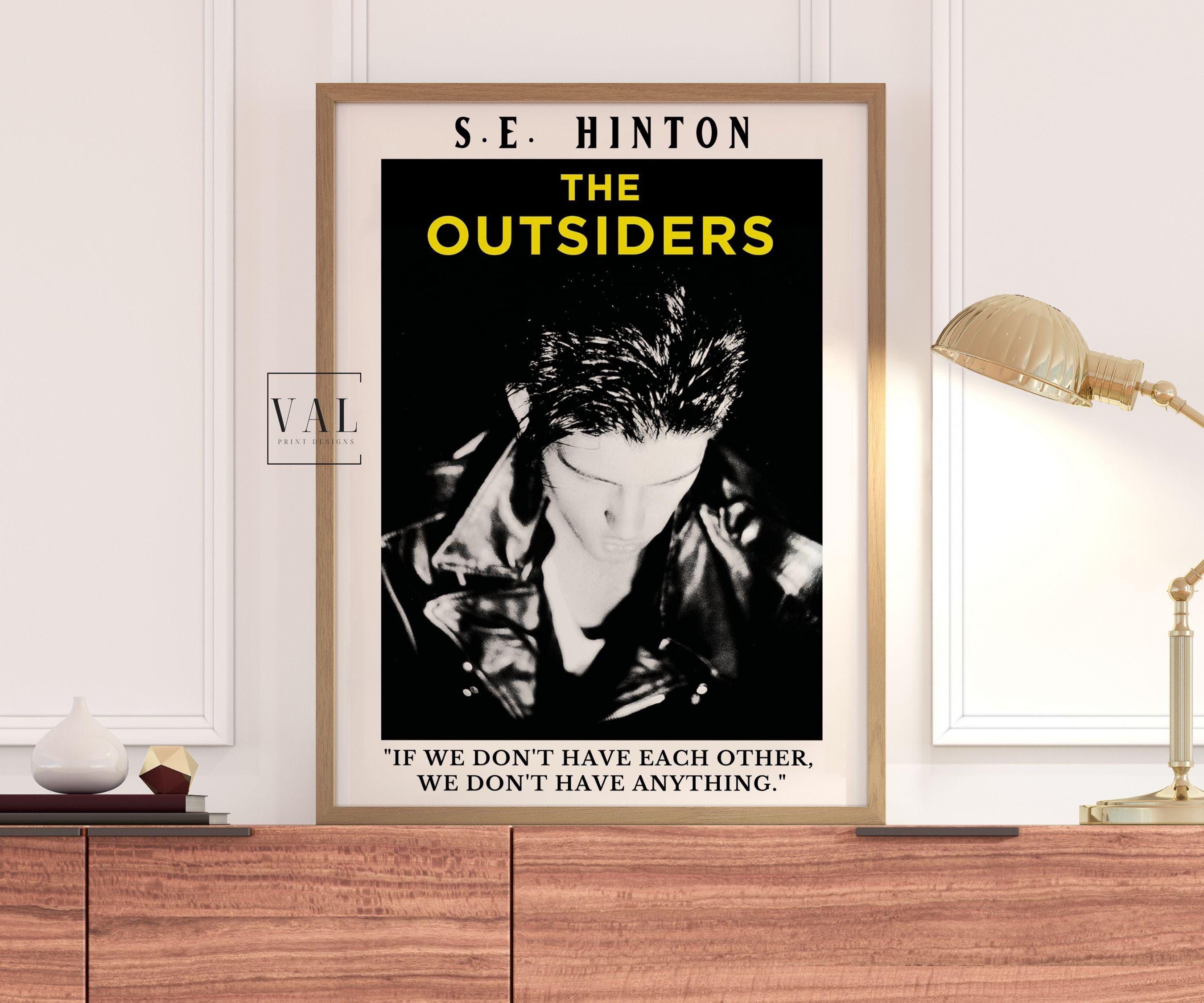 The Outsiders Book Cover Poster | School Wall Decoration | Printable ...