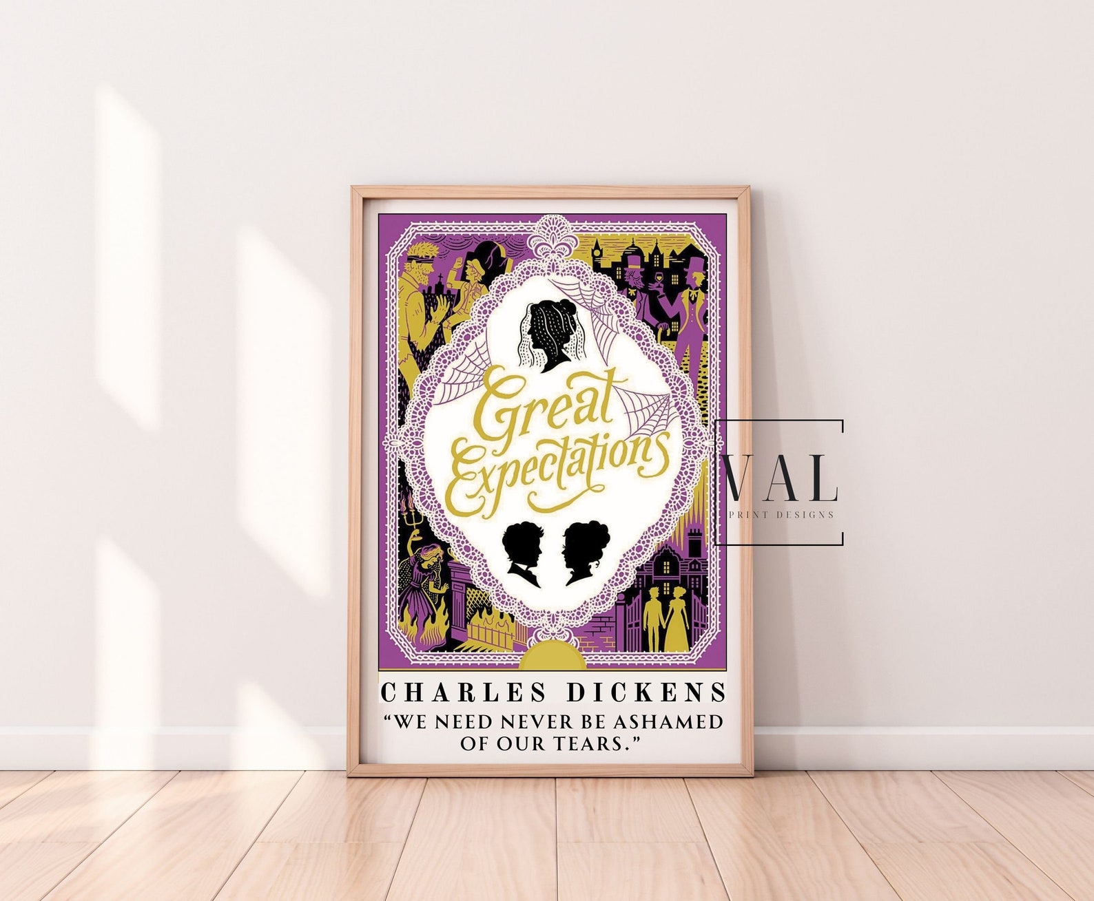 Book Poster Book Cover Wall Art Bookish Home Decor Classroom Decor ...