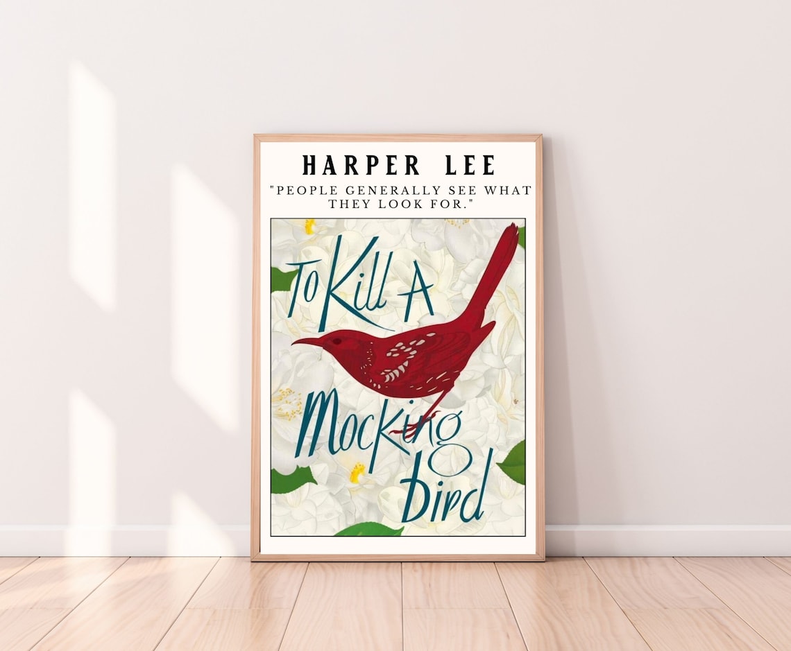 Book Poster Literature Poster Book Cover Wall Art Set 6 Prints - Etsy