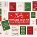 Funny Christmas Digital Poster Set | Santa & Reindeer Printable Wall ...