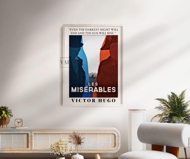 Les Miserables Poster Wall Decor Instant Download Printable Book Art ...