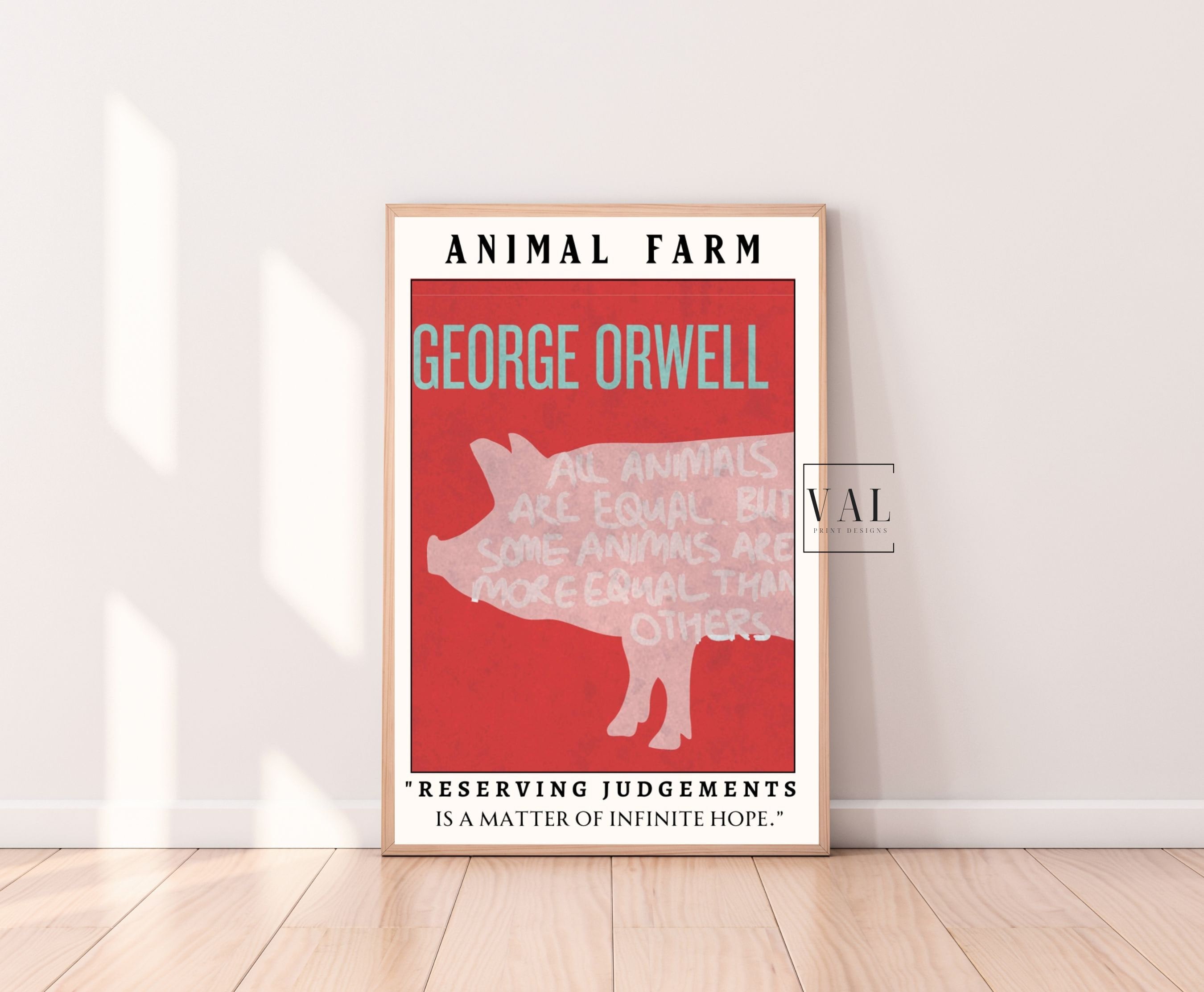 Classic Book Cover Posters Literature Wall Art for Home & Classroom ...