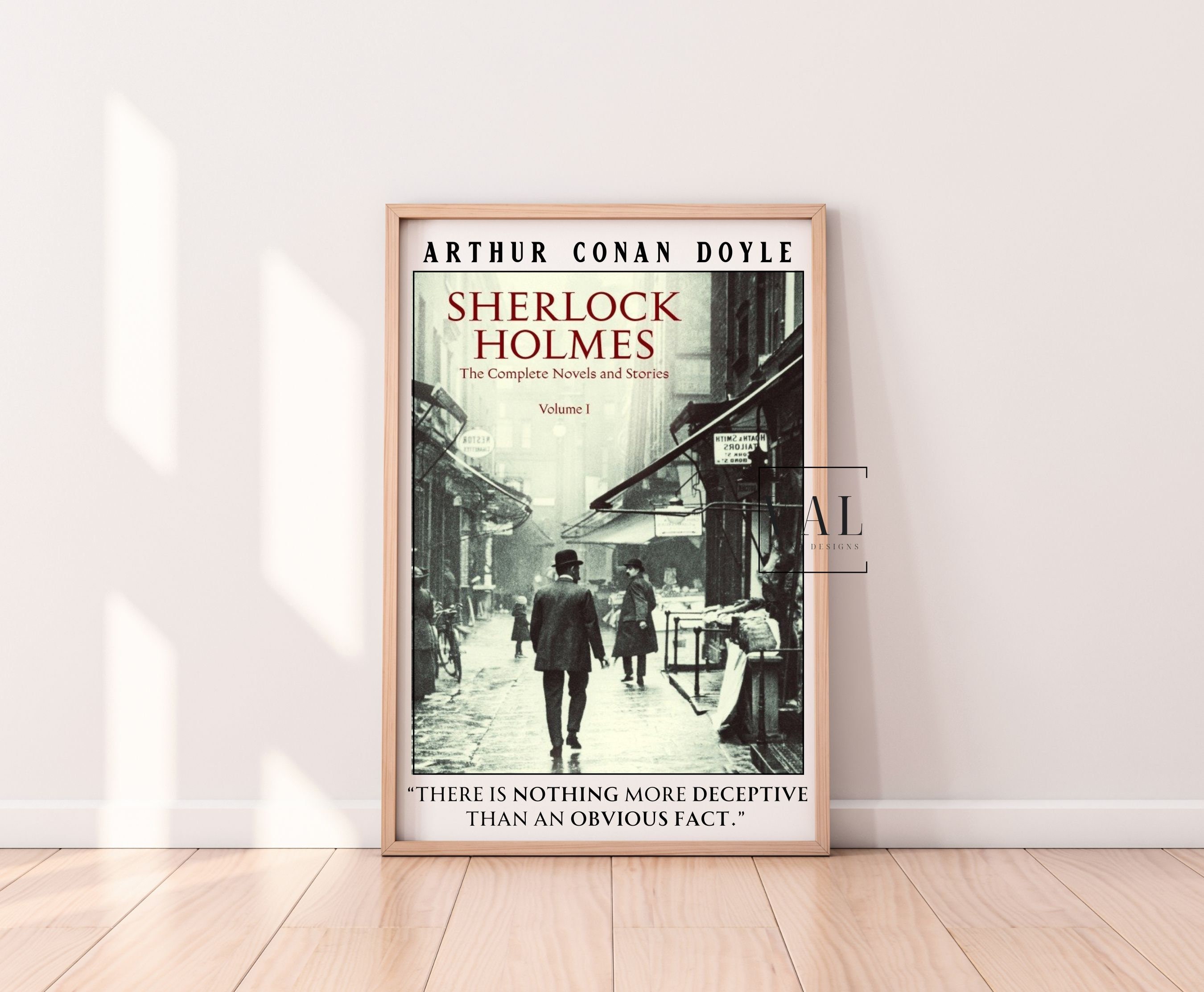 Book Cover Wall Art Set 6 Prints Book Cover Poster Gift for Book Lover ...