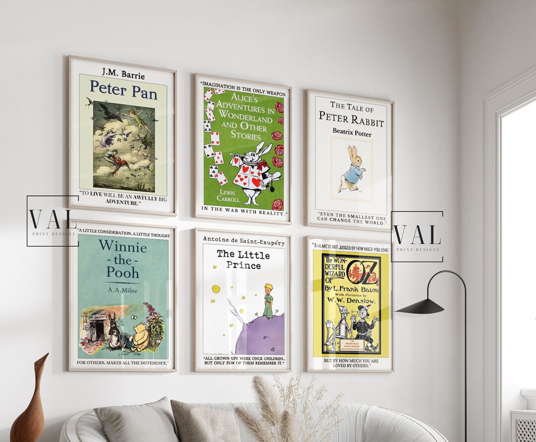 Homeschool Prints |set of 6 Book Cover Educational Posters | Montessori ...