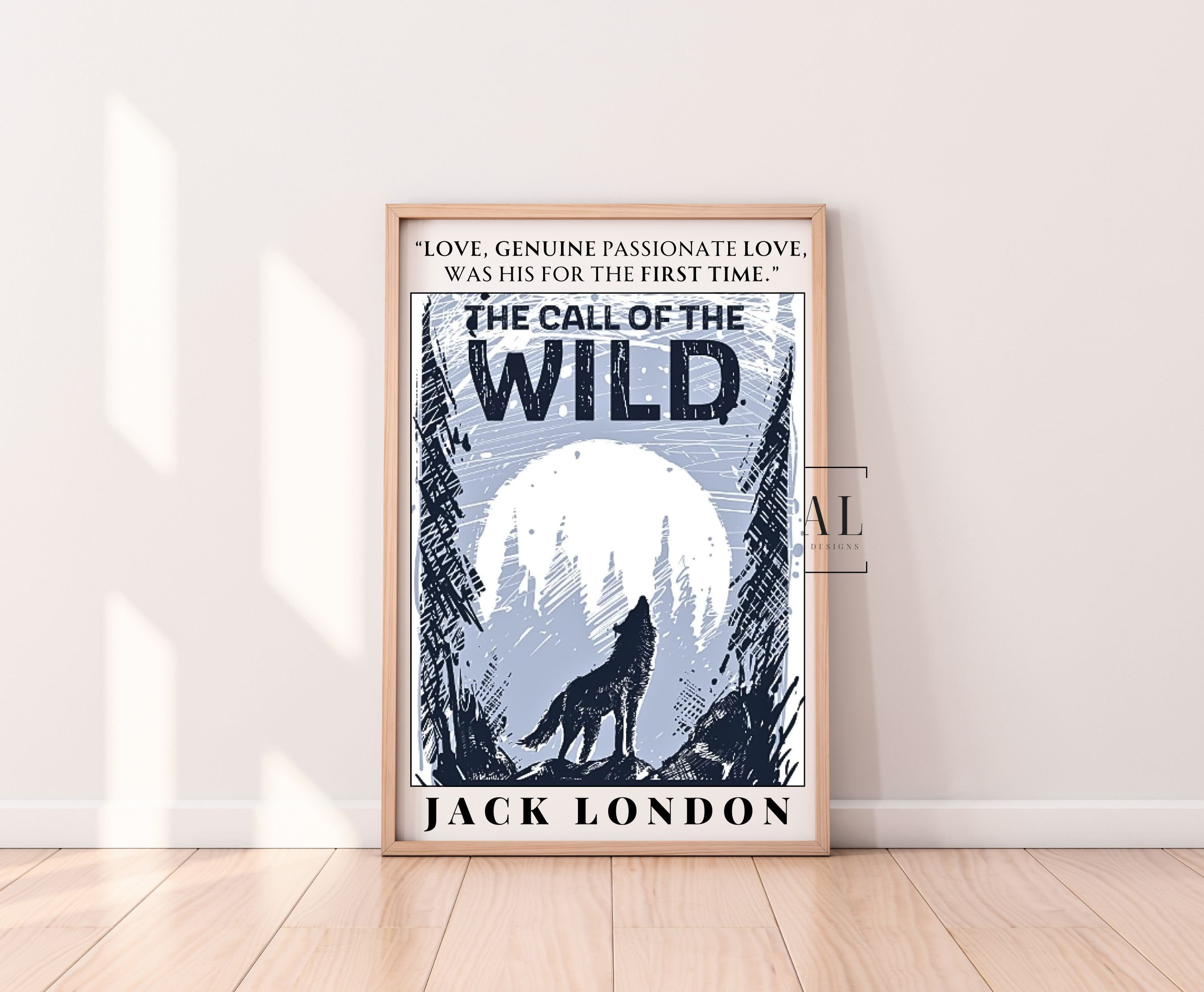 Book Cover Wall Art Set 6 Prints Book Cover Poster Gift for Book Lover ...