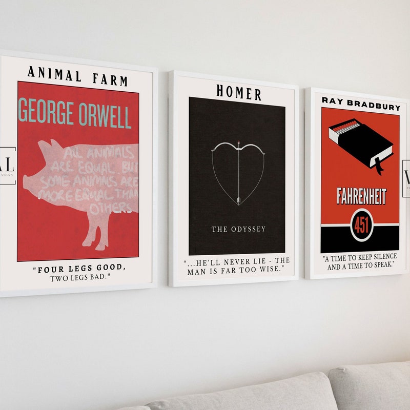 Animal Farm Book Cover - Etsy