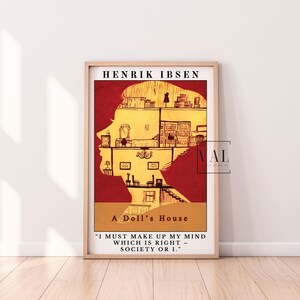 Book Poster Literature Poster Book Cover Wall Art Set 6 Prints | Home ...