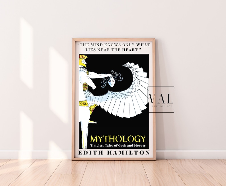 Set of 6 Classic Novels Dark Academia Book Poster – Literary Wall Art ...