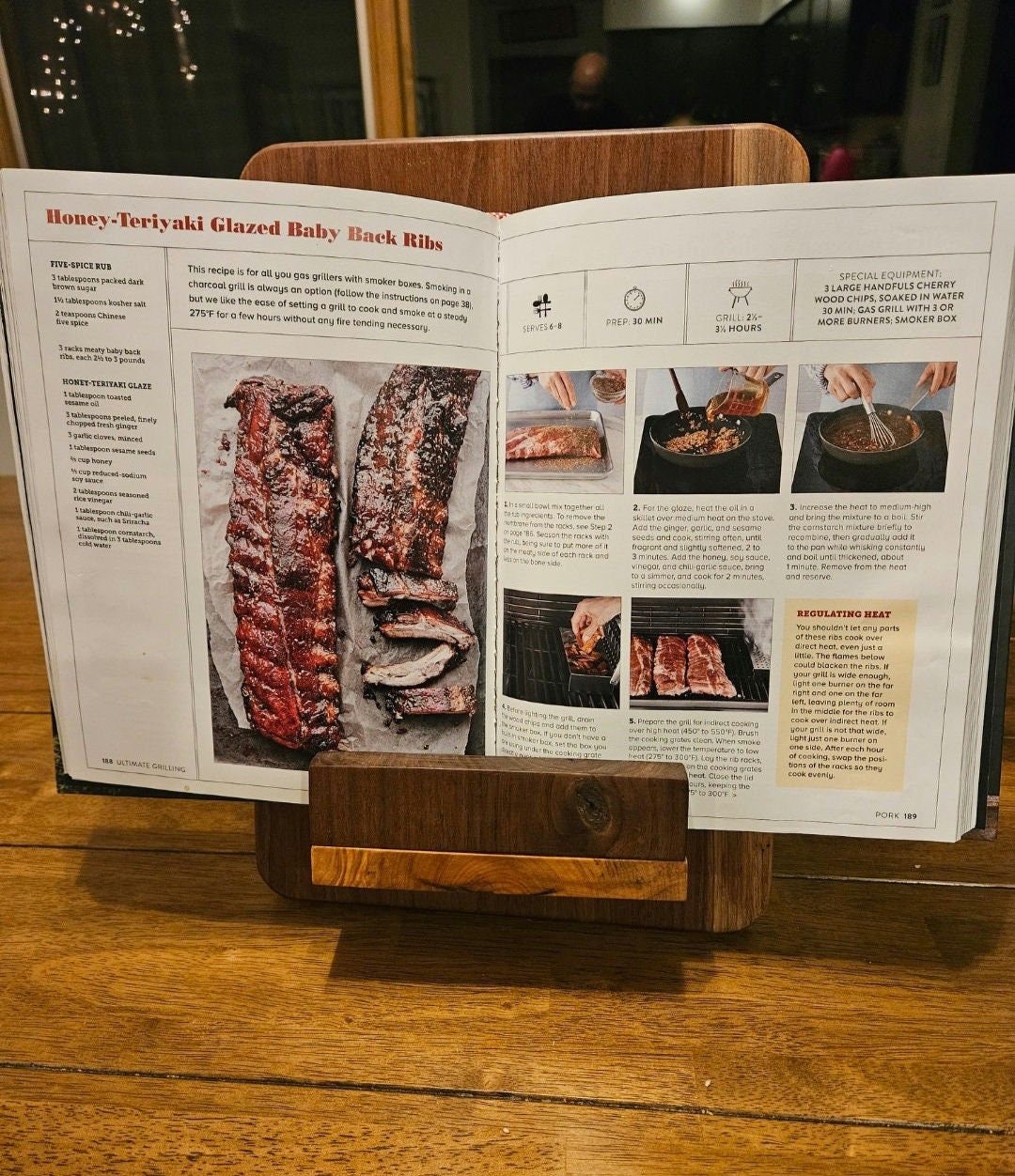 Cookbook/tablet Holder - Etsy