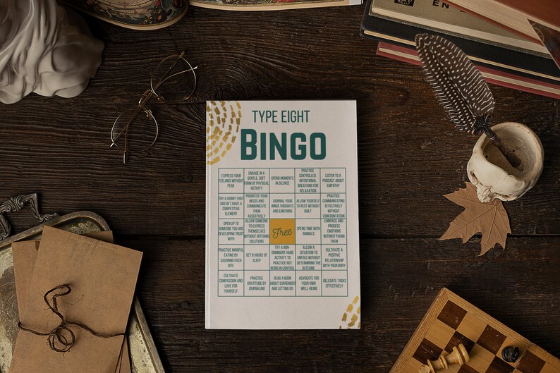 Enneagram Bingo Set - Includes a Self-care Card for Each Type ...