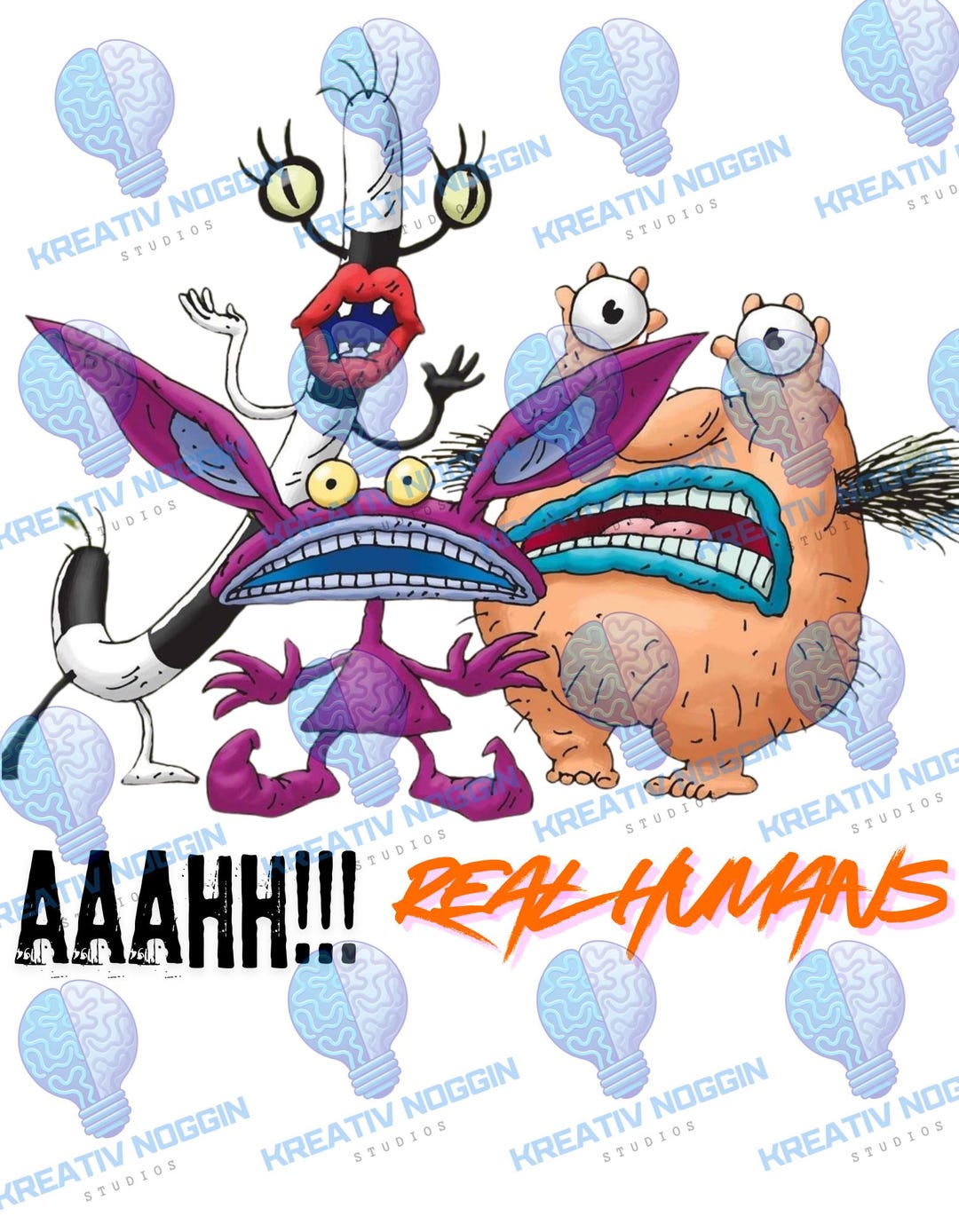 AAAHH!! Real Humans – 90s Nostalgia PNG Design - Ahh!! Real Monsters ...