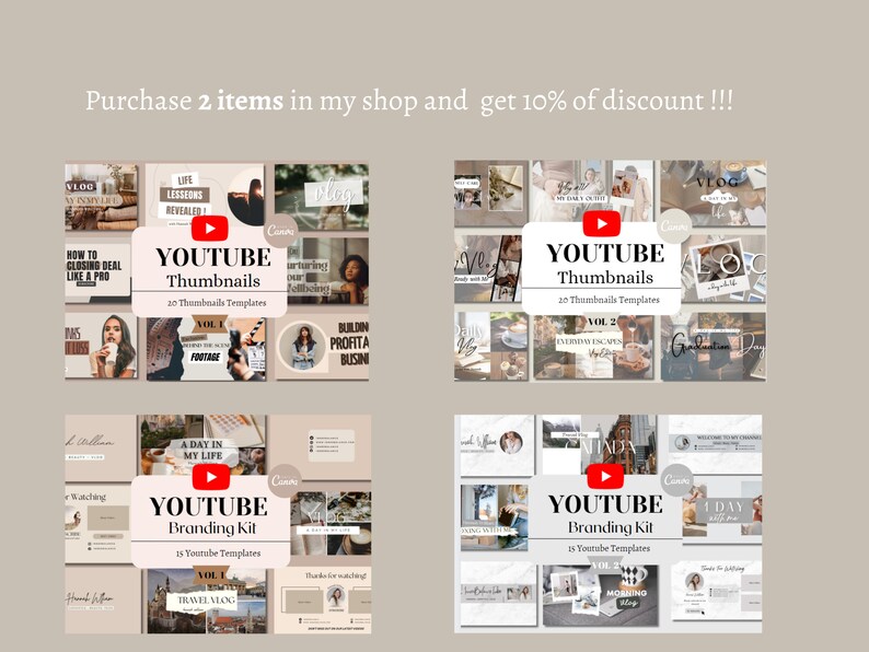 Done for You Life Coach Business Youtube Thumbnail Templates | Youtube ...