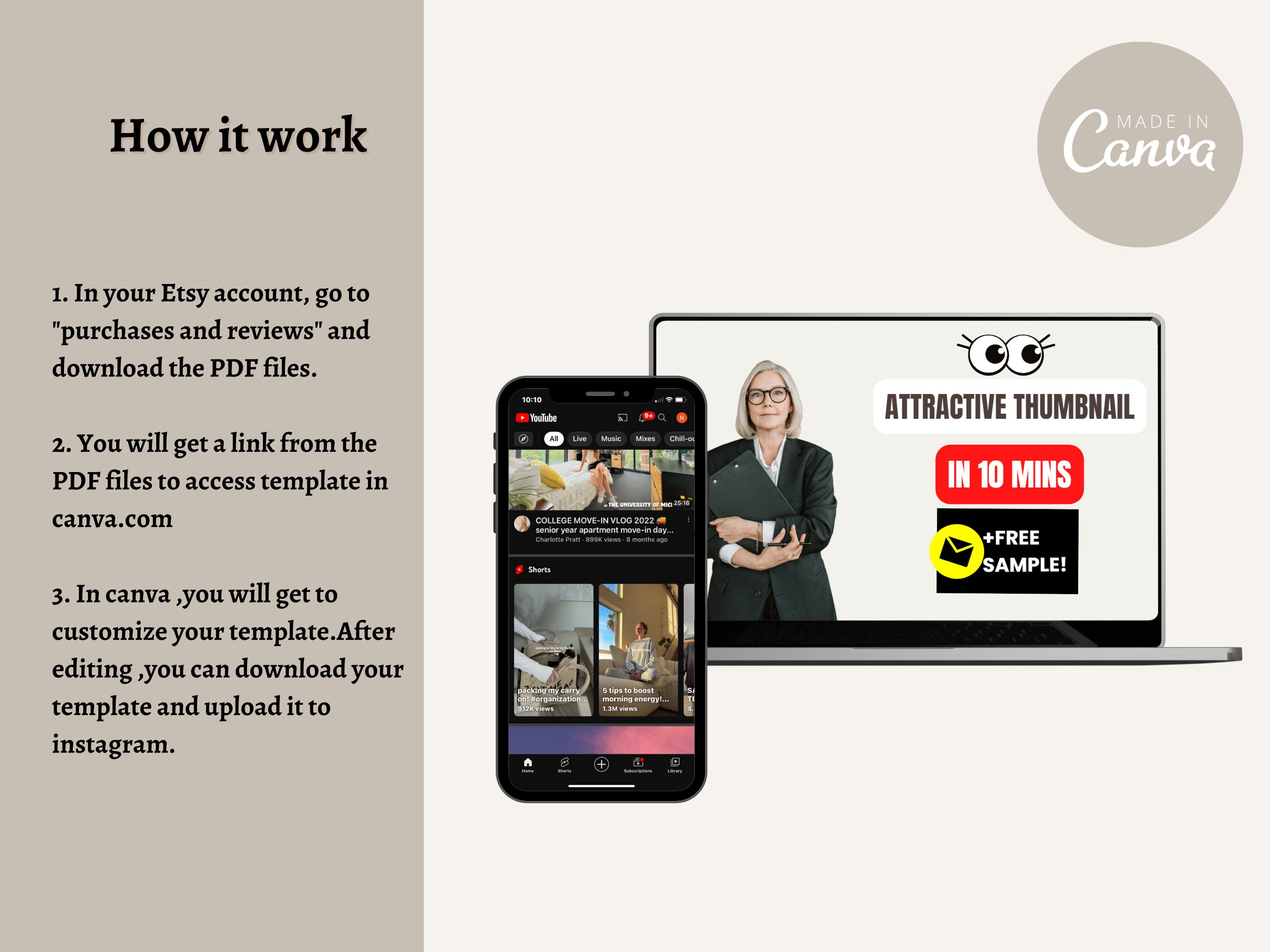 Done for You Life Coach Business Youtube Thumbnail Templates | Youtube ...