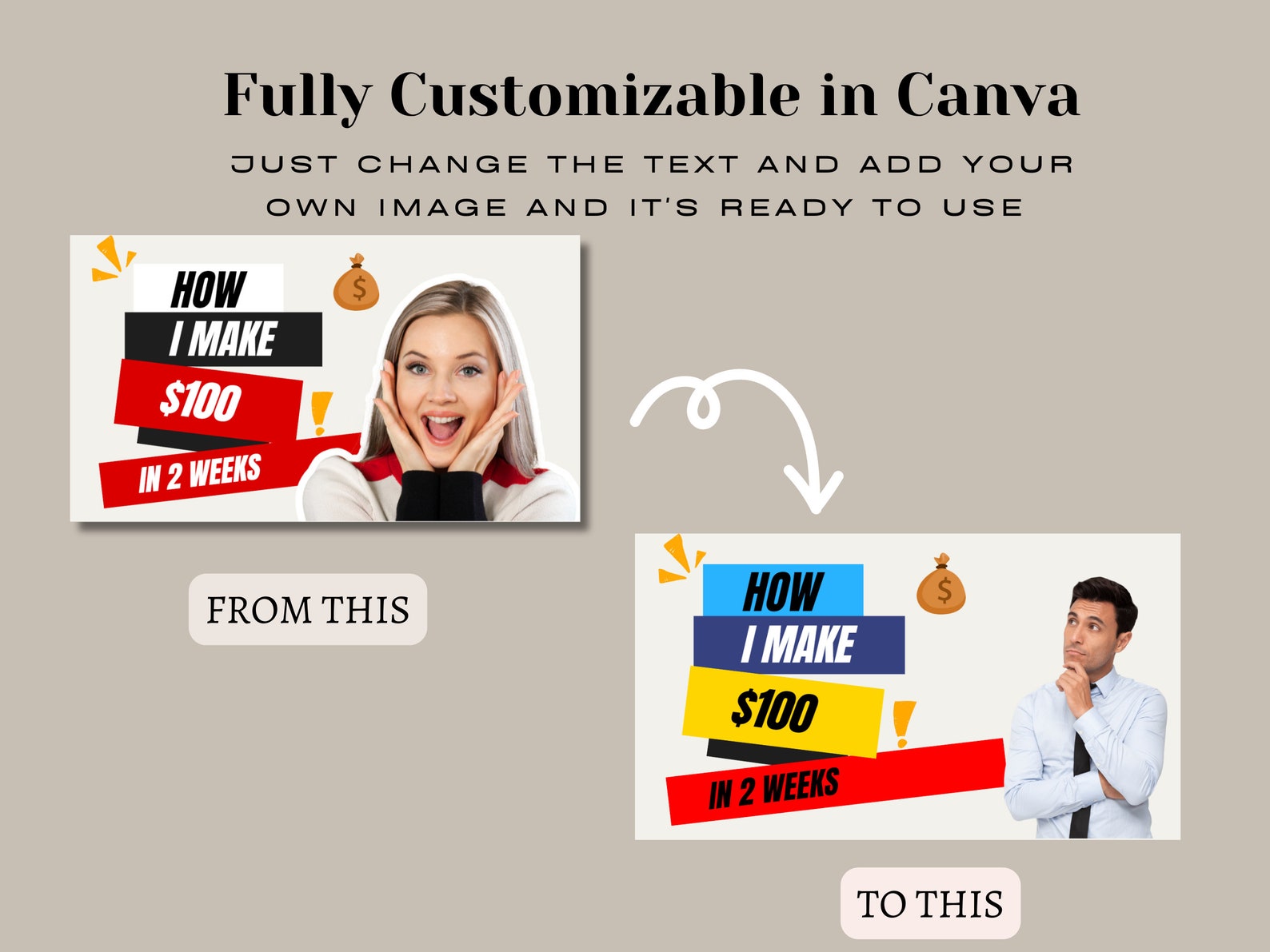 Done for You Life Coach Business Youtube Thumbnail Templates Youtube ...