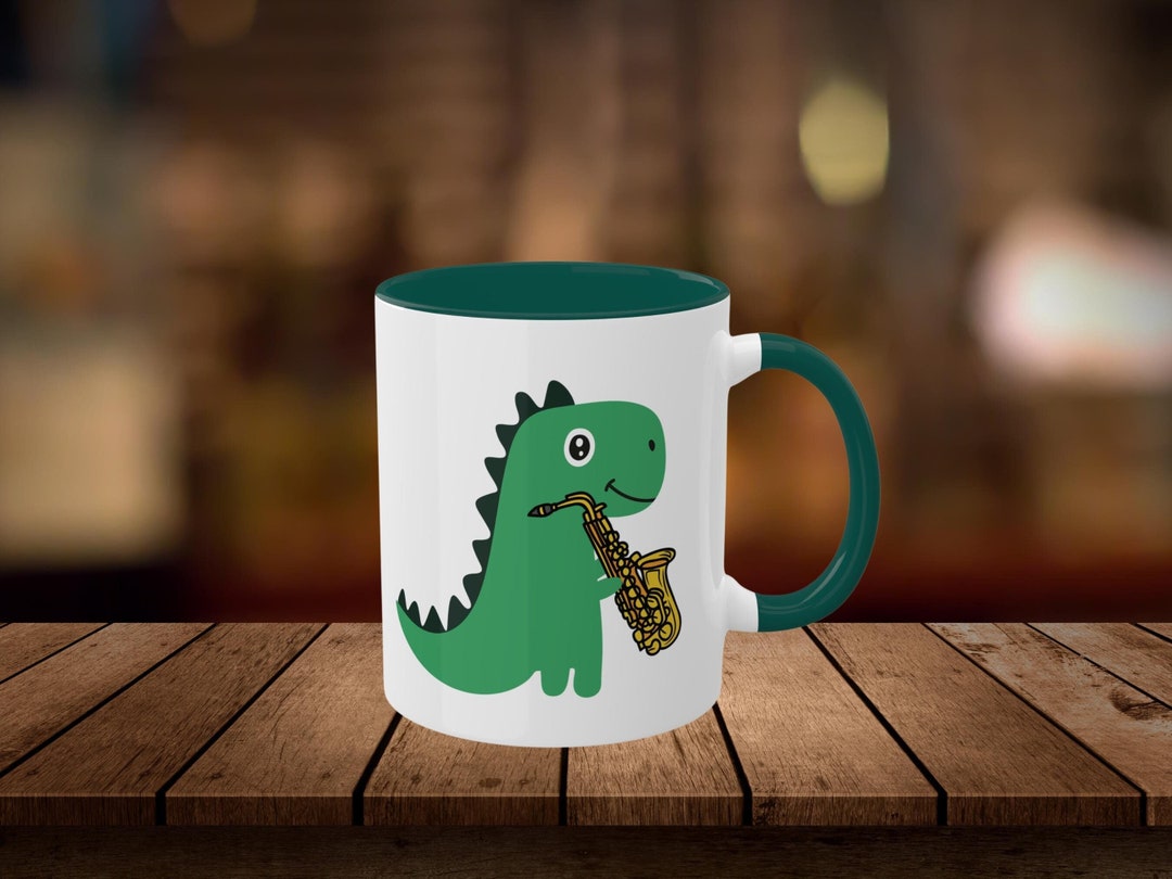 Saxophone Mug, Gift for Saxophone Player, Saxophone Coffee Cup ...