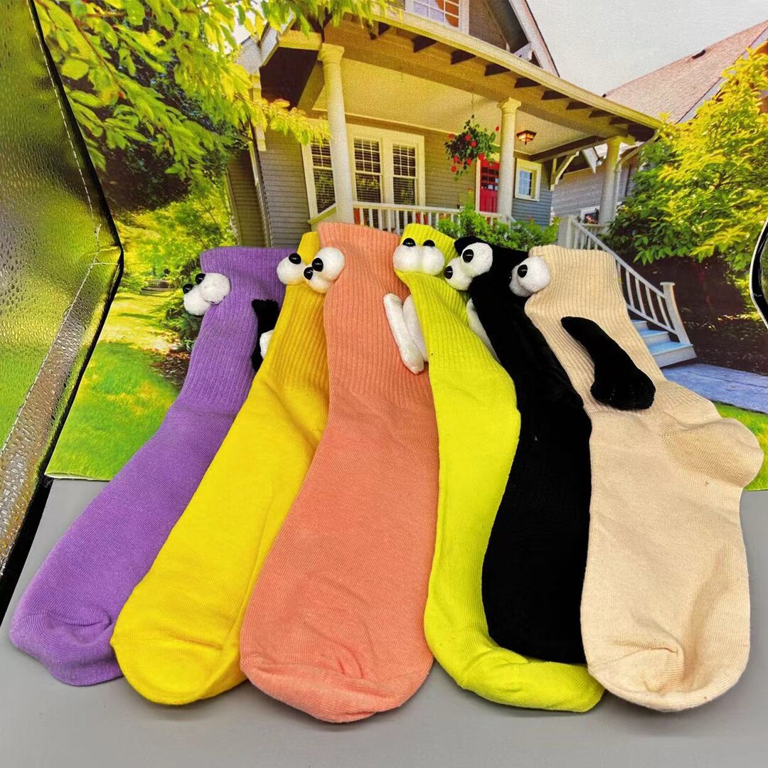 Hand-holding Socks, Crew Socks, Everyday Socks, Sports Socks Couple Fun ...