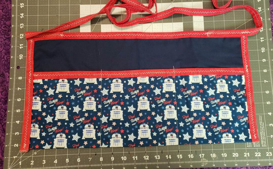 R2D2 3 Pocket Waitress/waiter Apron - Etsy