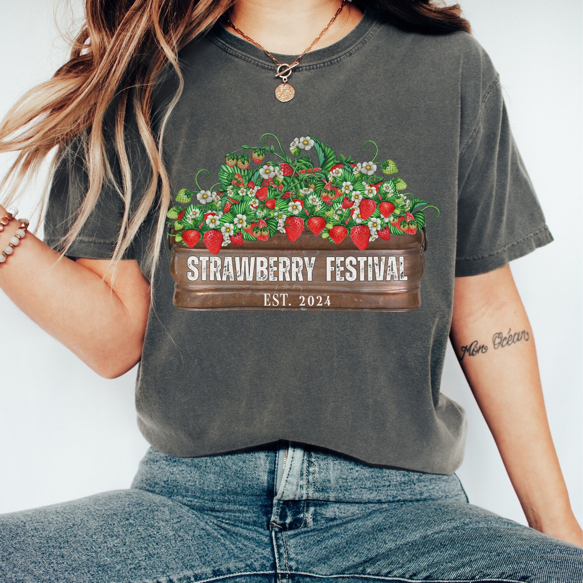 Strawberry Festival 2024 Shirt, Strawberry Clothing, Strawberry T-shirt ...