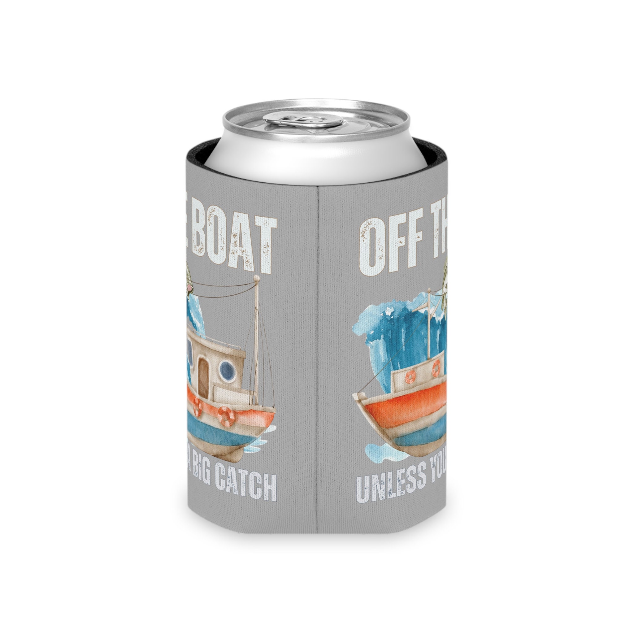 Funny Fishing Beer Can Cooler, Fishing Beer Can Koozie, Fisherman Party ...