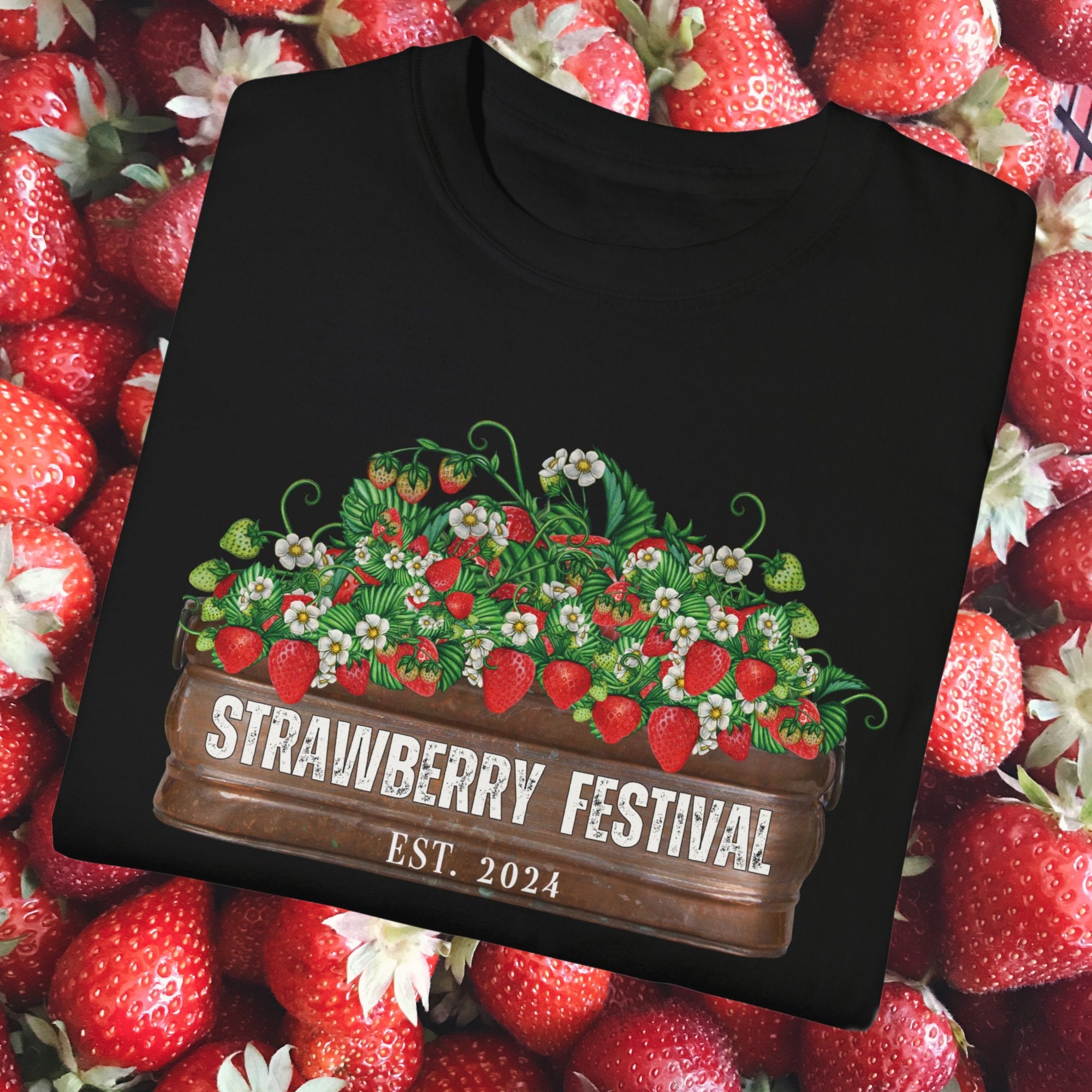 Strawberry Festival 2024 Shirt, Strawberry Clothing, Strawberry T-shirt ...