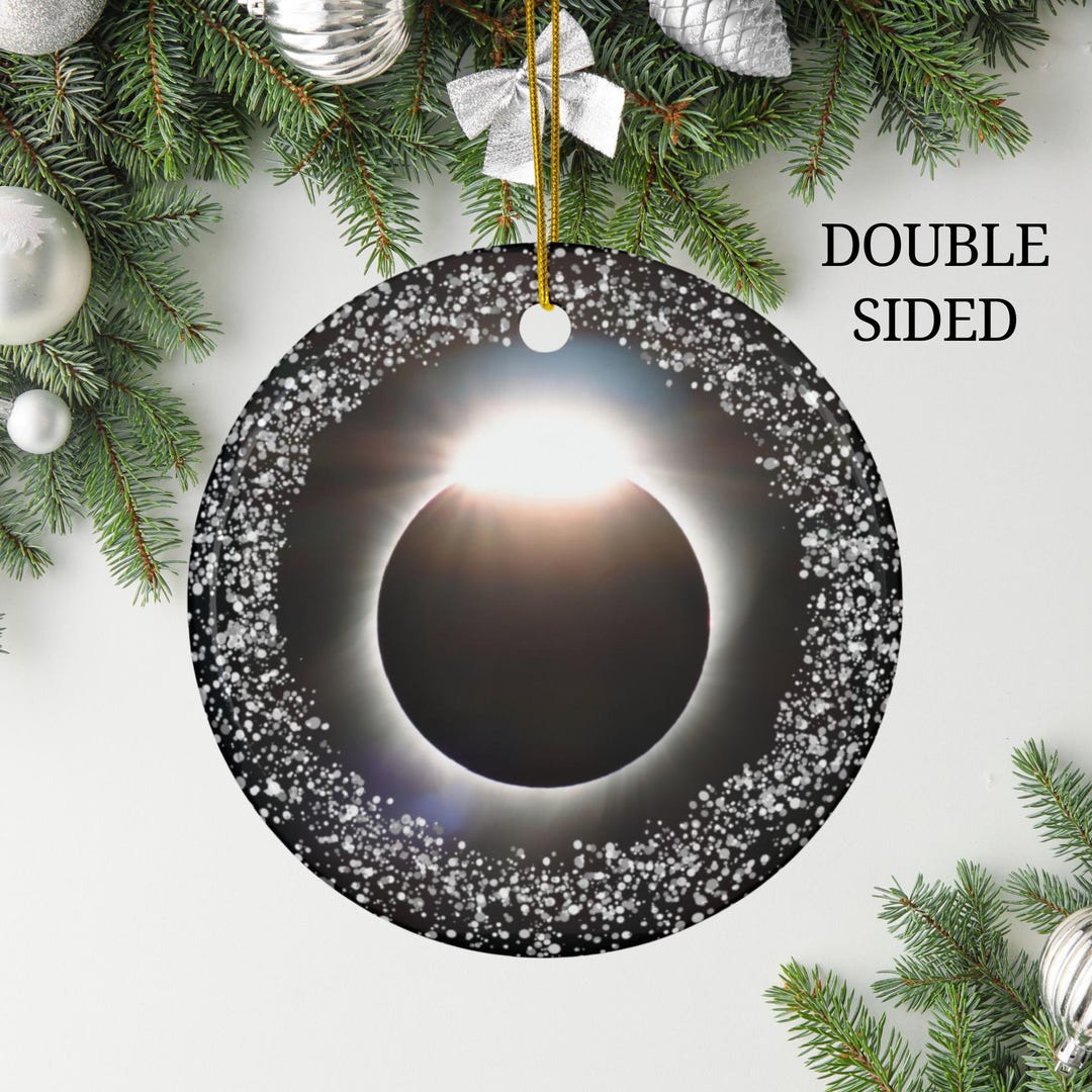 Solar Eclipse Ornament, Lunar Eclipse Gift for the Space Lovers, Total ...