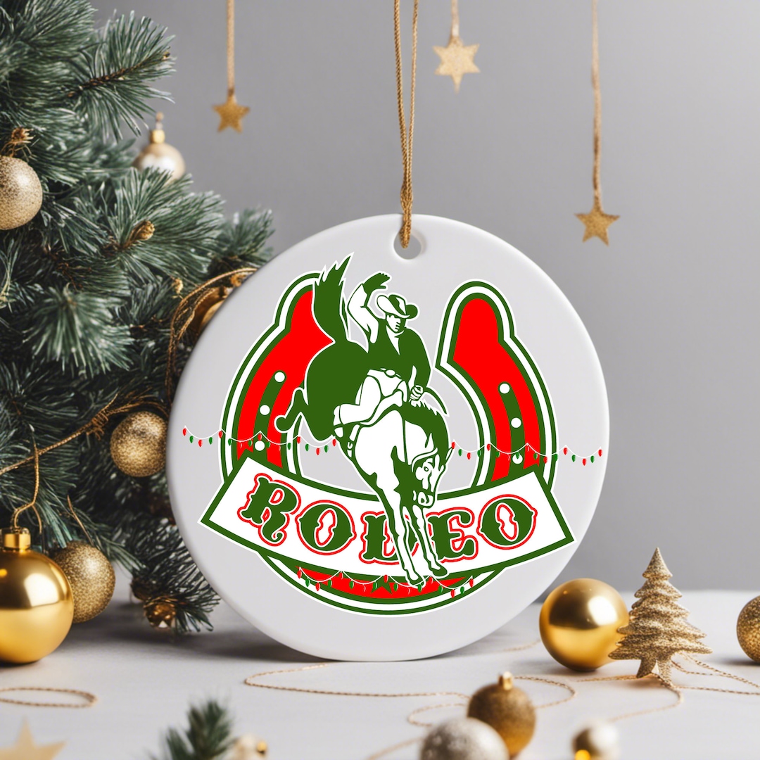 Rodeo Christmas Ornament, Christmas Tree Ornament, Tree Decorations ...