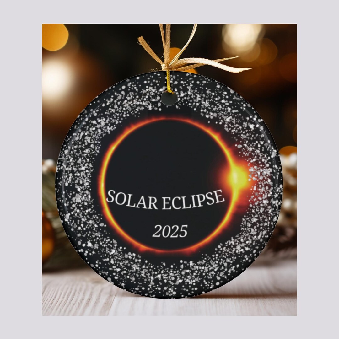 Solar Eclipse Ornament, Lunar Eclipse Gift for the Space Lovers, Solar ...