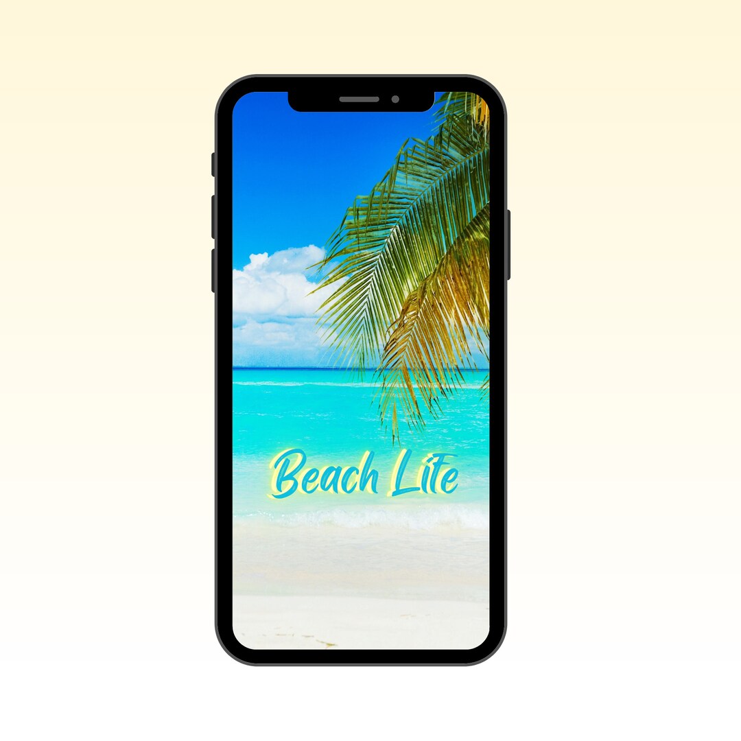 Beach Life iPhone Wallpaper| Tropical iPhone Lock Screen | Ocean and ...