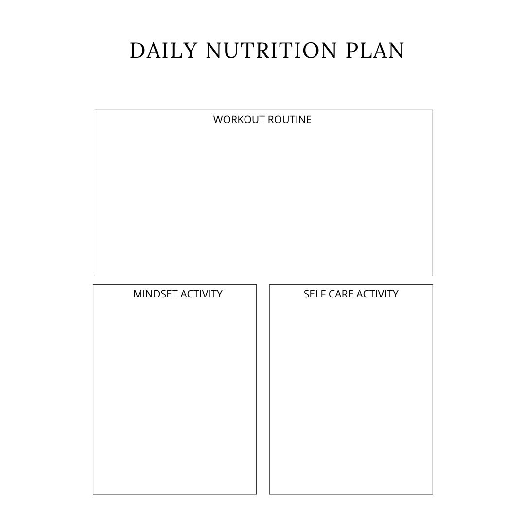 Nutriplanner: Printable PDF Nutrition Planner for Balanced and Healthy ...