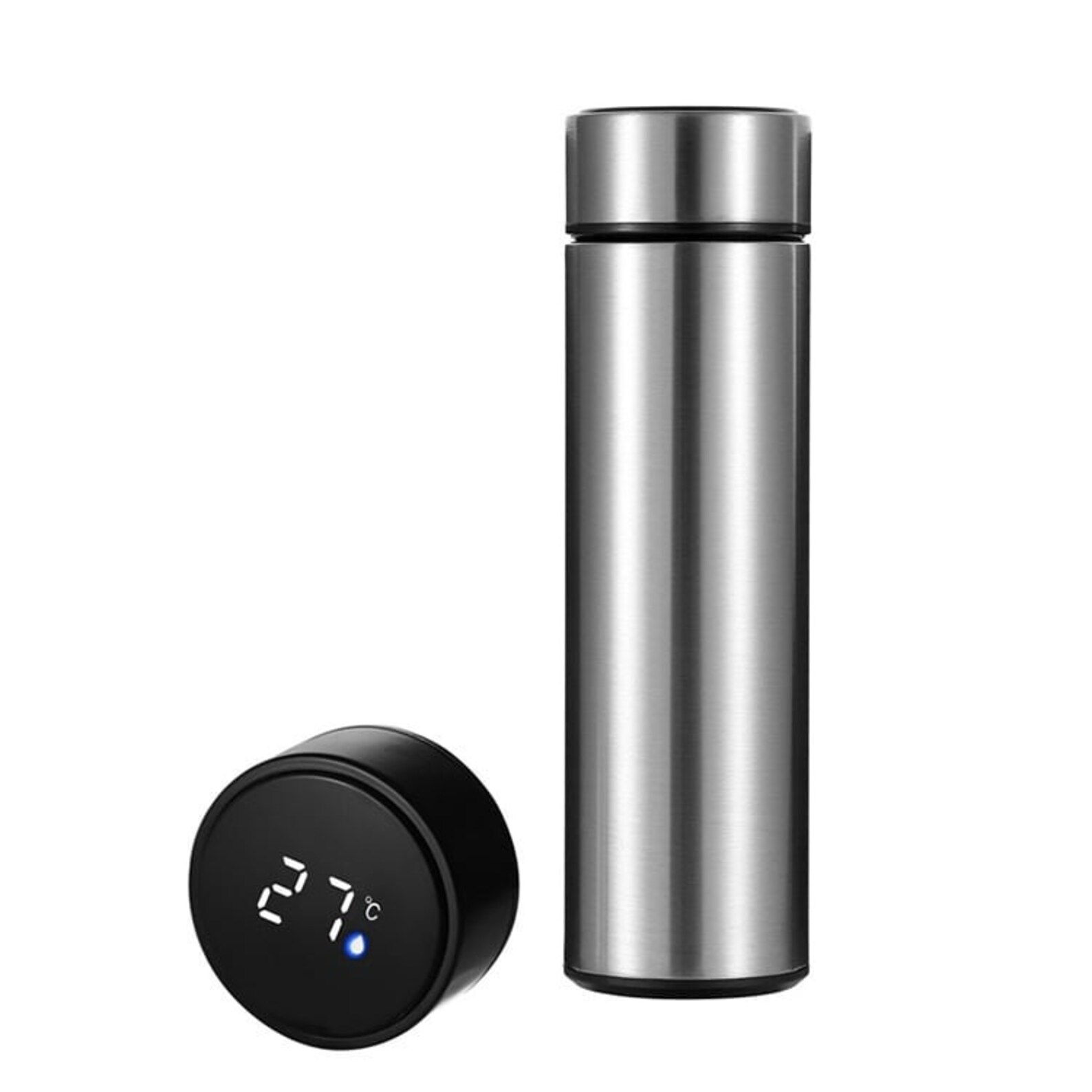 17 Oz Vacuum Smart Reminder Thermos Flask Led Digital Temperature ...