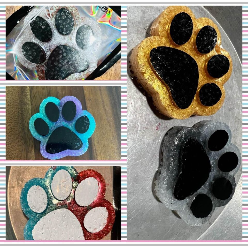 Paw Print Freshies | Dog/cat Paw Prints Freshie | Paws - Etsy