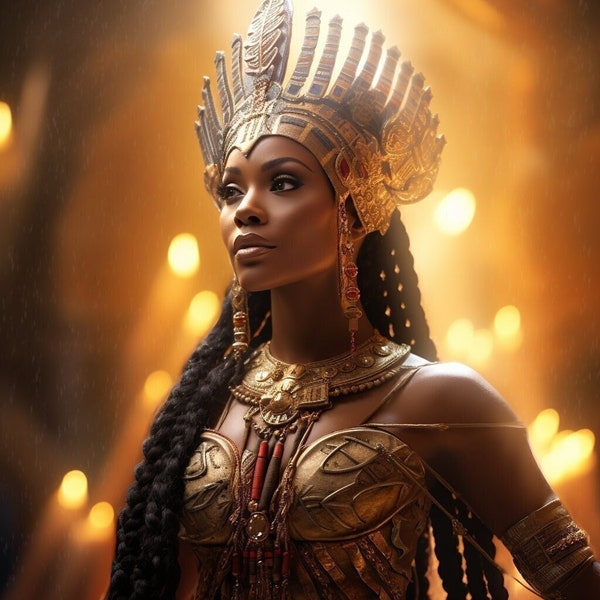 African Goddess Statue - Etsy