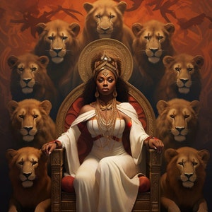 The Lion Queen - Etsy