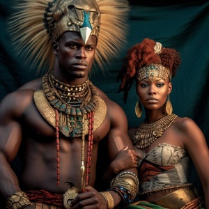 African Kings and Queens - Etsy