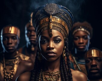 African Geisha Girls 1 - Etsy