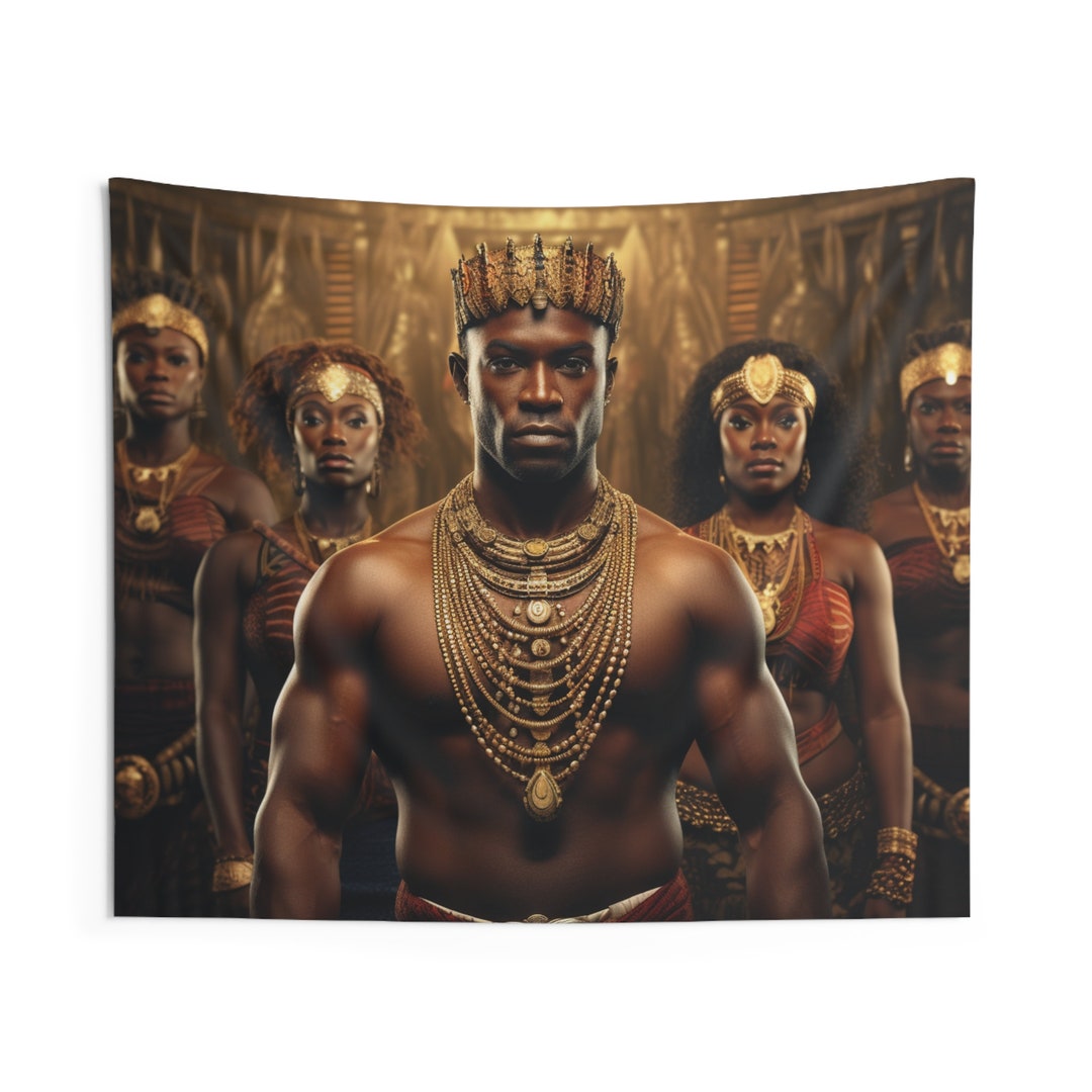 African King and Queen VII Indoor Wall Tapestries - Etsy