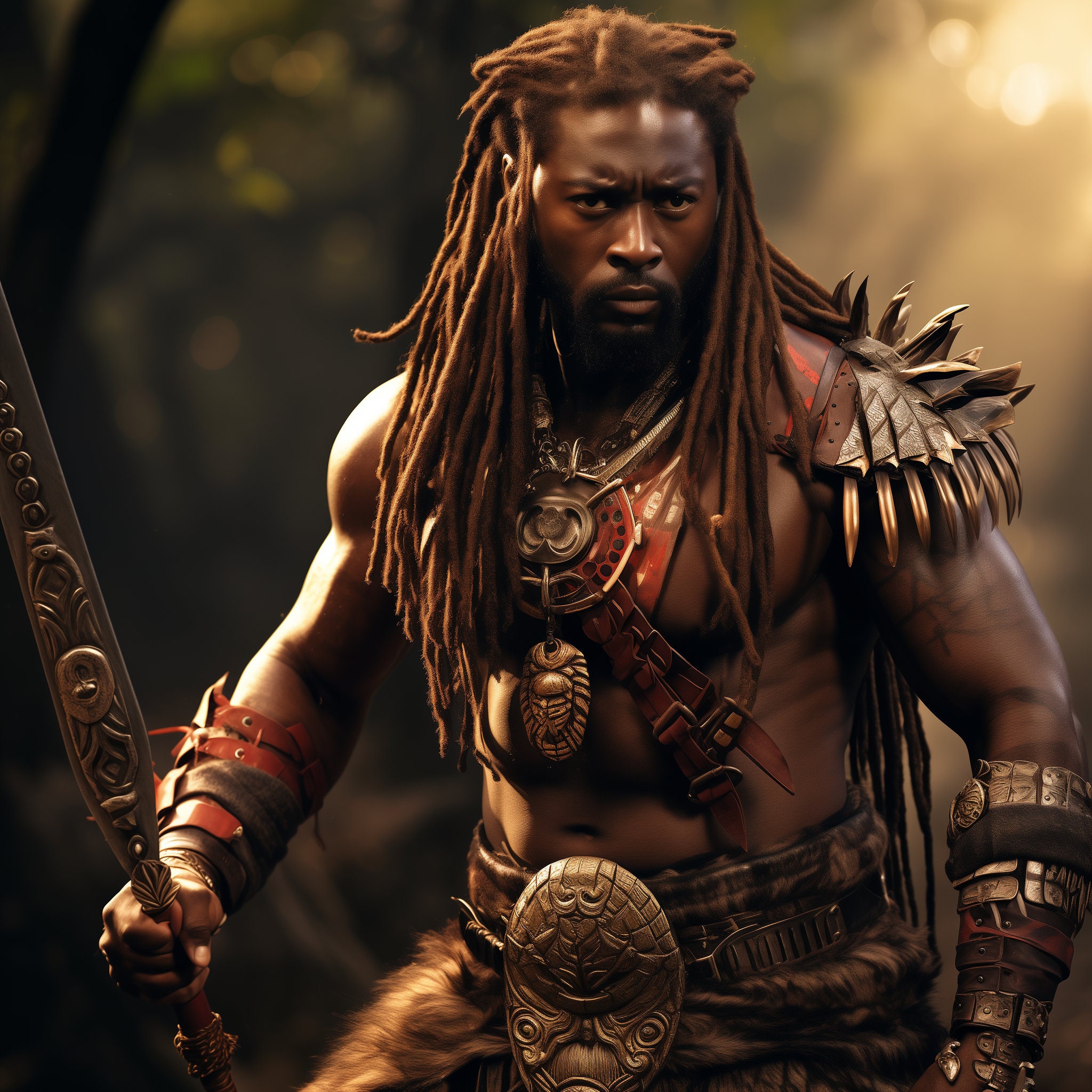 African Kings Battle Warriors 1 - Etsy