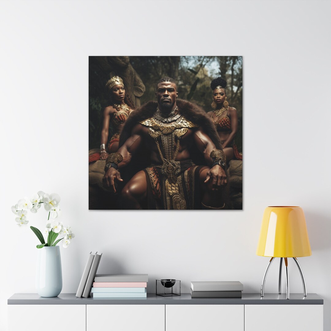 African Kings V4 Canvas Gallery Wraps c - Etsy