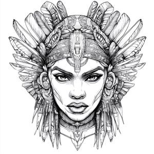 African King and Queen Coloring Pages 2 (royal Warriors Edition) - Etsy