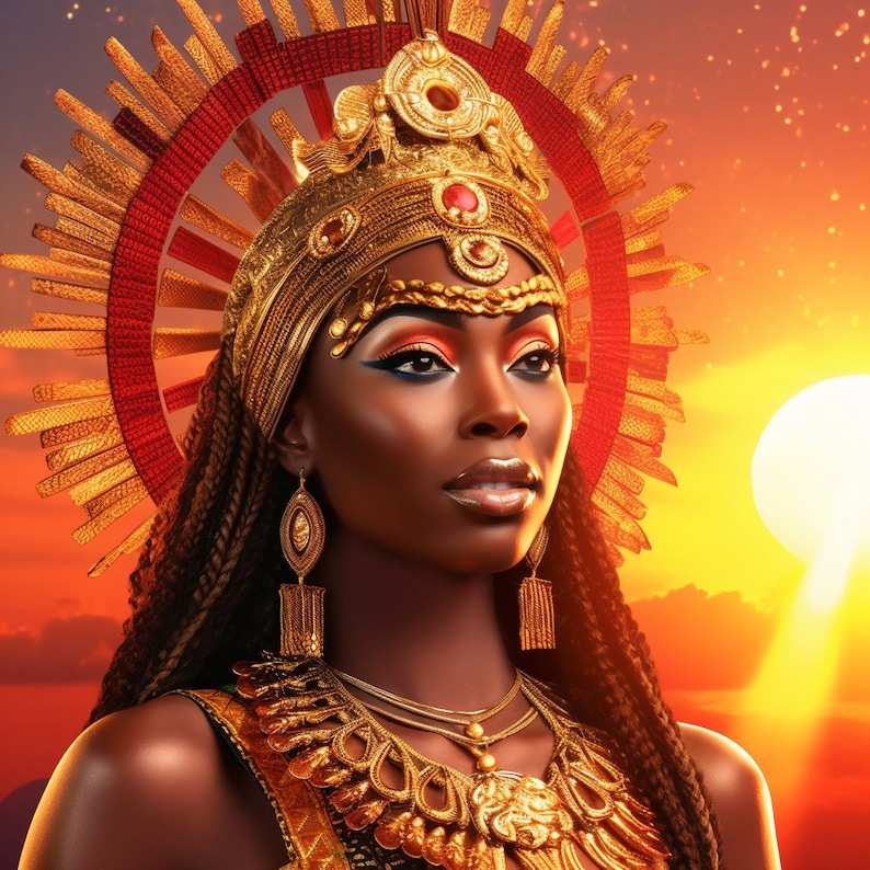 African Sun Goddess - Etsy
