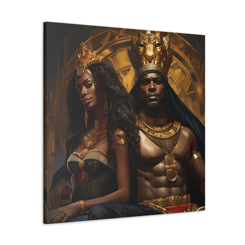 African King and Queen Classic Edition III Canvas Gallery Wraps - Etsy