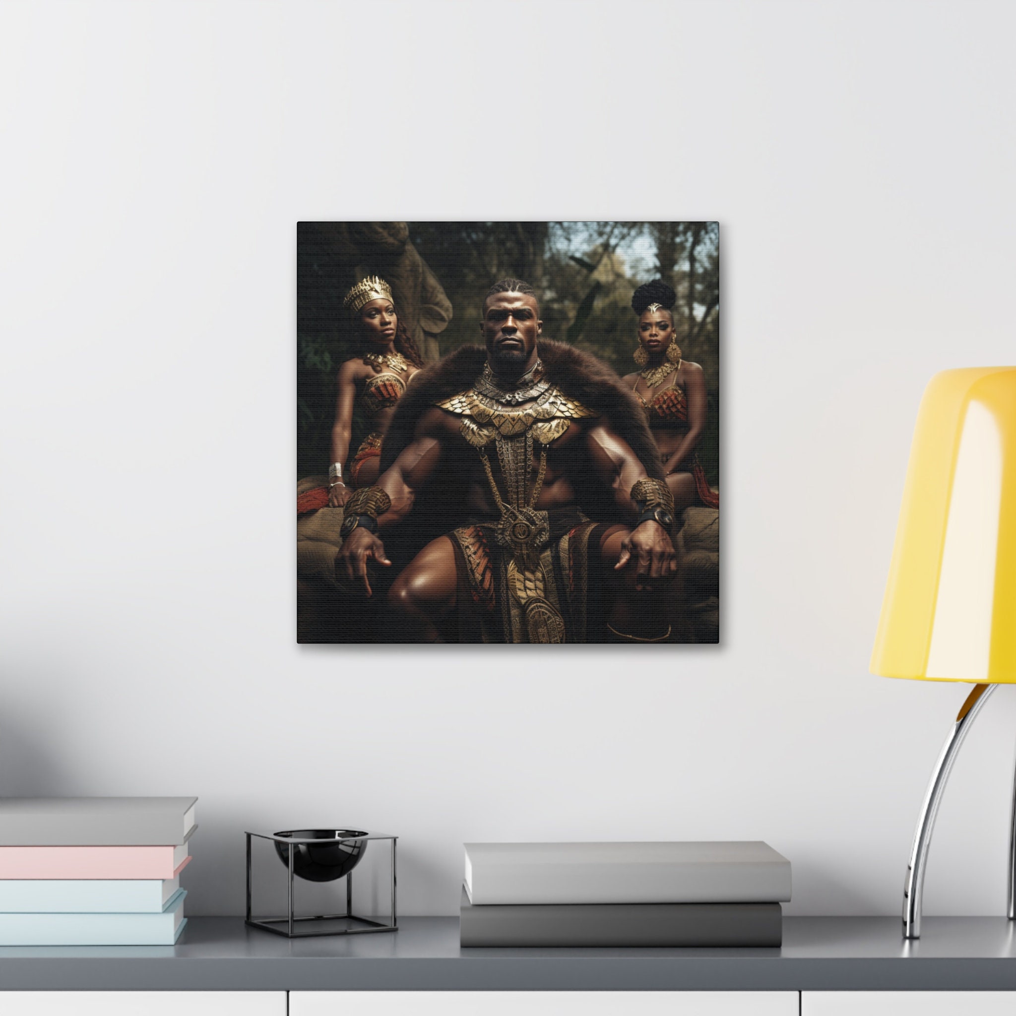 African Kings V4 Canvas Gallery Wraps c - Etsy
