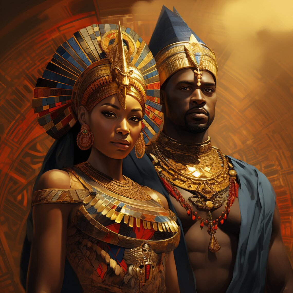 African King and Queen Classic Edition II - Etsy